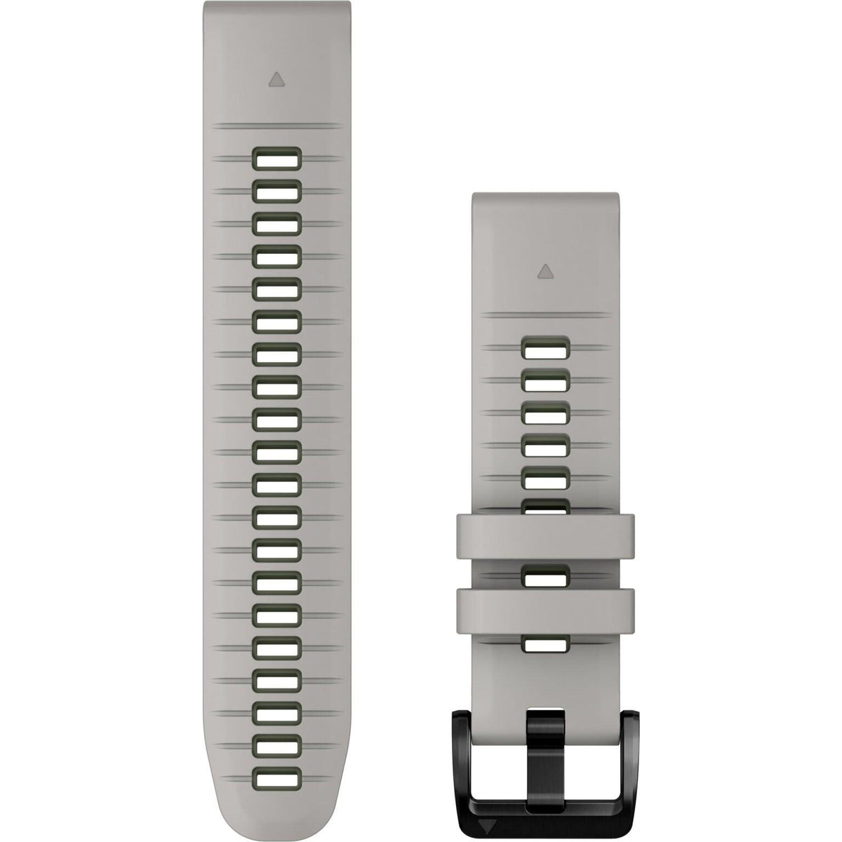 Garmin QuickFit 22 Watch Band – Fog Grey/Moss Silicone – Fitness New ...